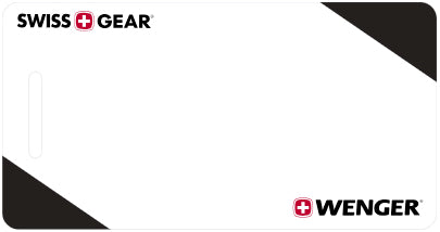 SWISSGEAR Personalized Luggage Tag in Black/White